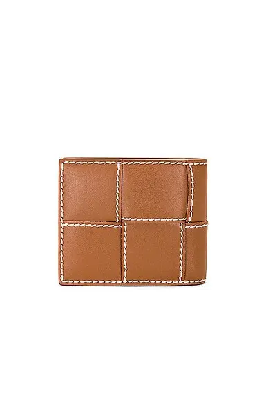 Bottega Veneta Cassette Bi-Fold Wallet Urban Leather Stitch In